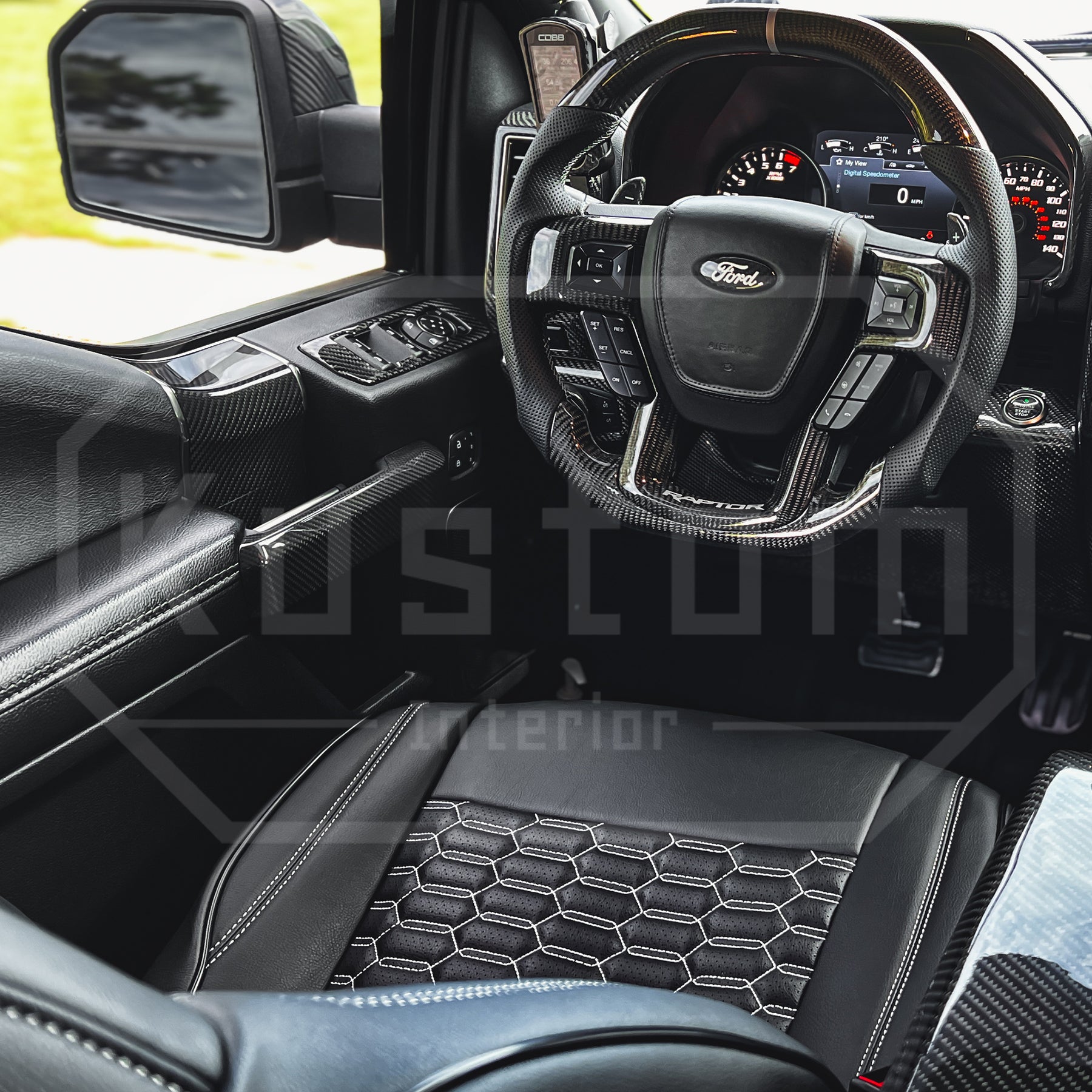 Custom Leather Seat Covers for 2015-20 Ford F-150 Raptor