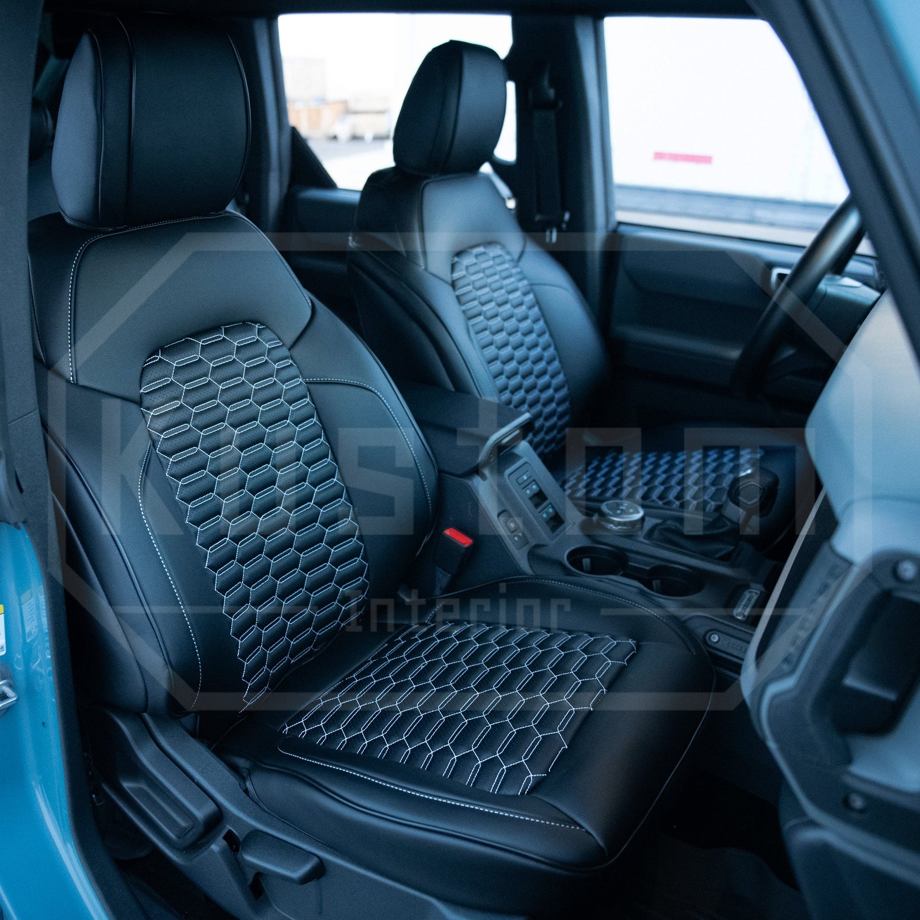 2021+ Ford Bronco 2 Door Premium Custom Leather Seat Covers