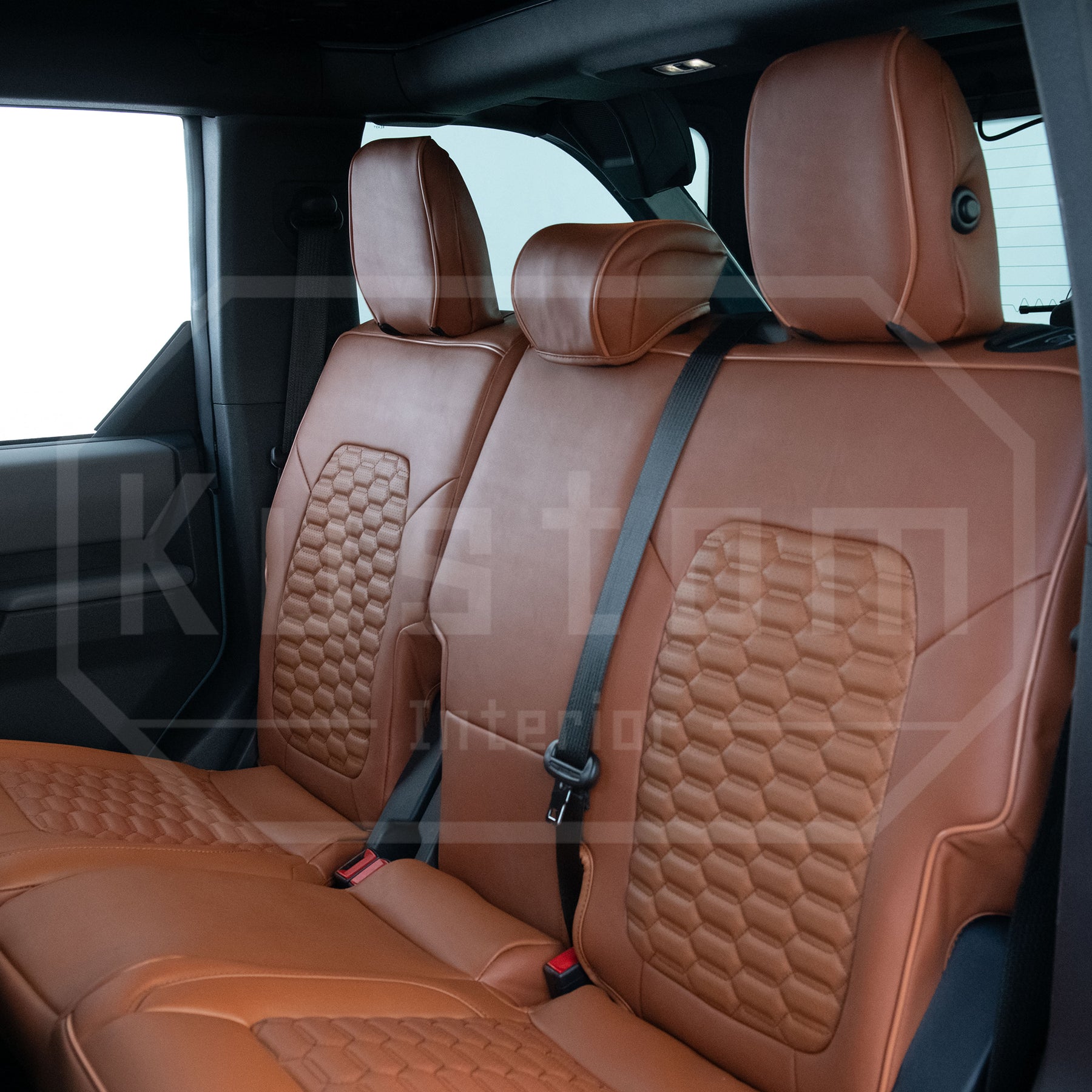 2021+ Ford Bronco 4 Door Custom Leather Seat Covers | Buy Now – Kustom ...