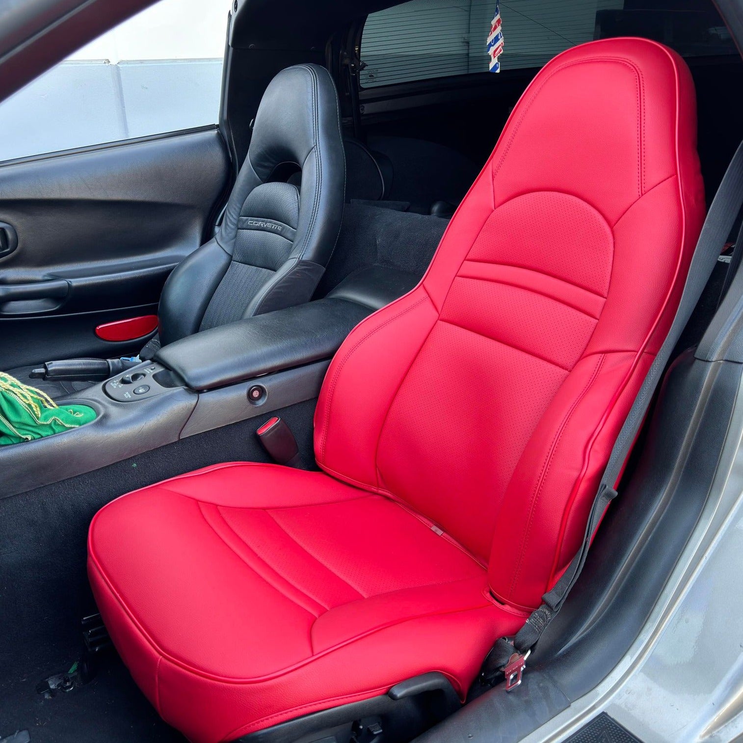 Chevrolet Corvette C5 Custom Leather Seat Covers Interior Upholstery ...