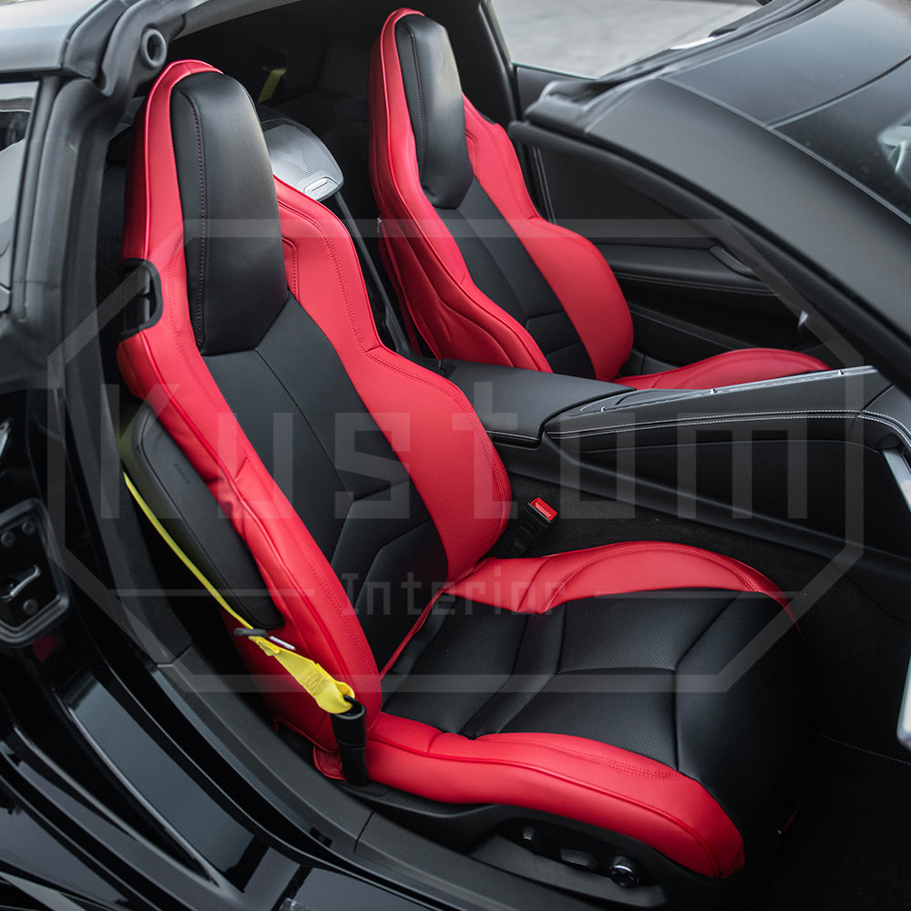 Chevrolet Corvette C8 Custom Seat Upholstery Kit | Shop Now!