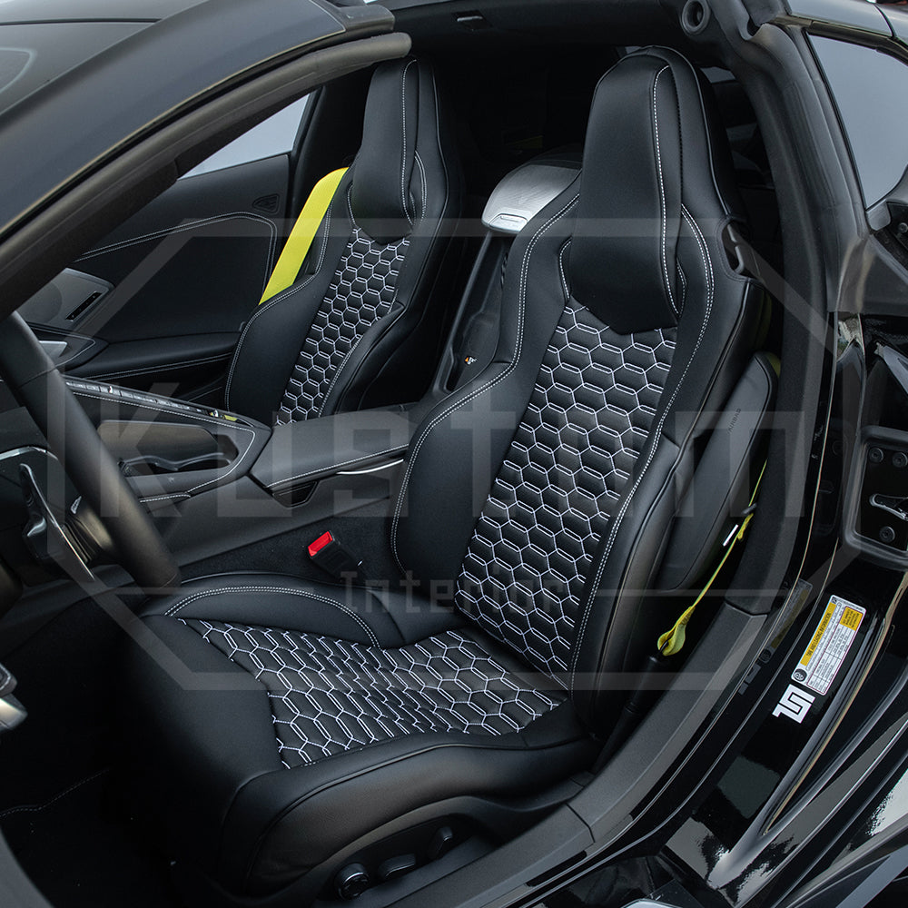 Chevrolet Corvette C8 Custom Seat Upholstery Kit | Shop Now!